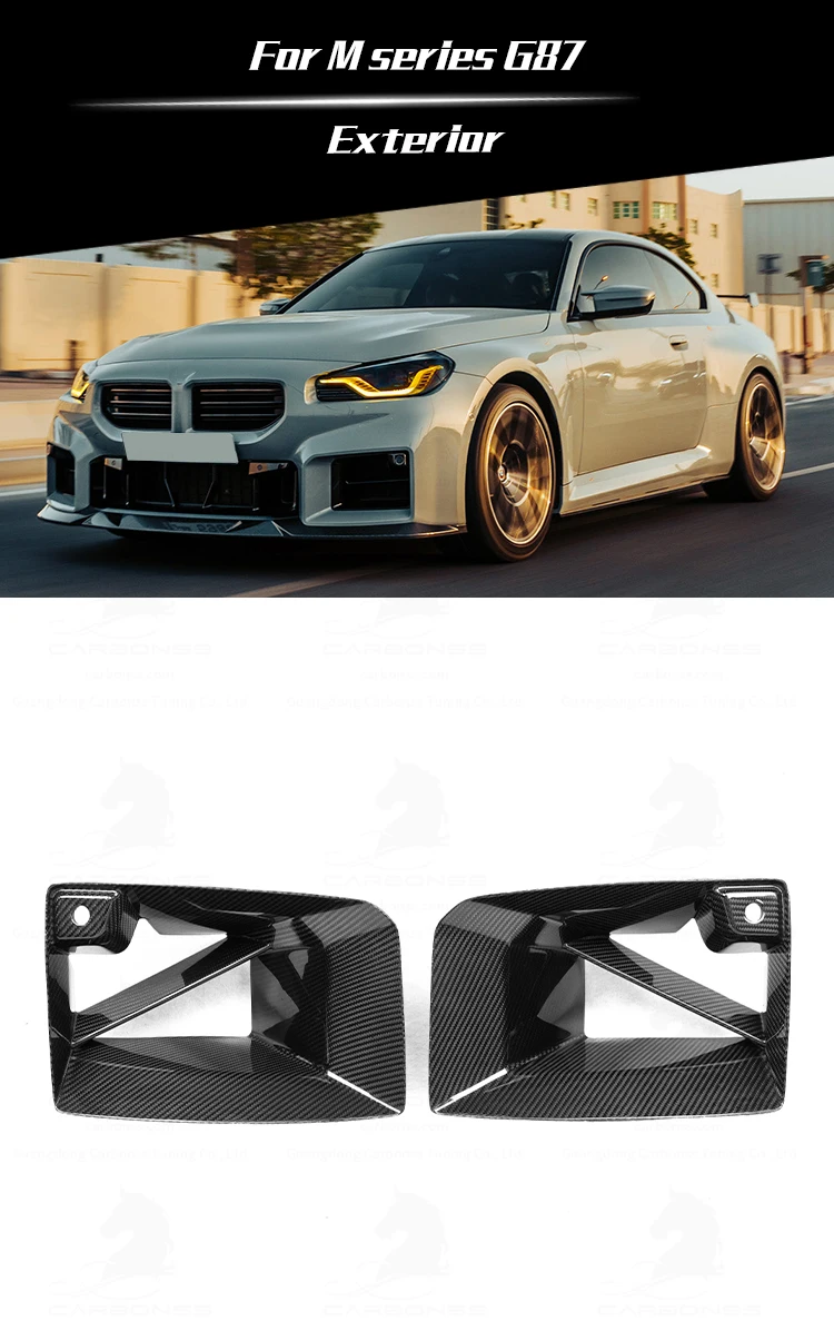 New Dry Carbon Auto Body Kits Front Bumper Item for BMW M2 G87 Front ...