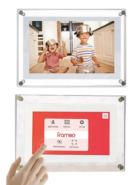 10 Inch Digital Picture Frame Acrylic Rk3126c 1gb+16gb Smart Wifi ...