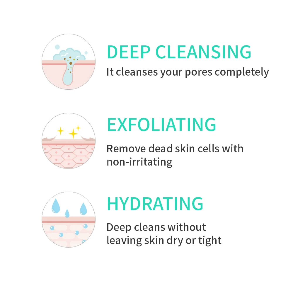 Natural Pore Shrinking Facial Washing Brightening Cleaning Enzyme ...