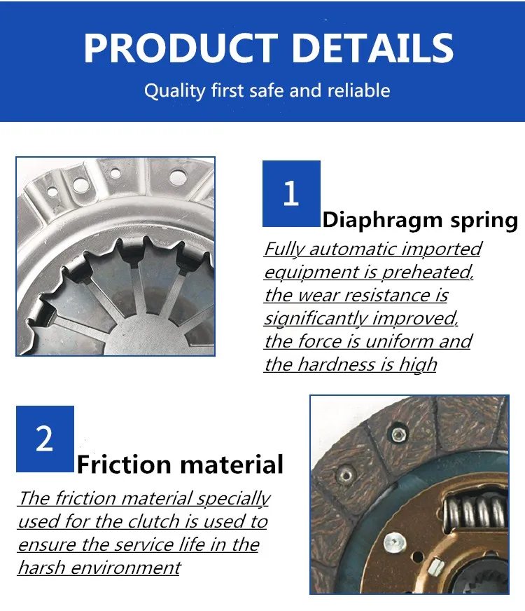 Clutch Disc Assembly for NISSAN NP300 NAVARA YS23DDT