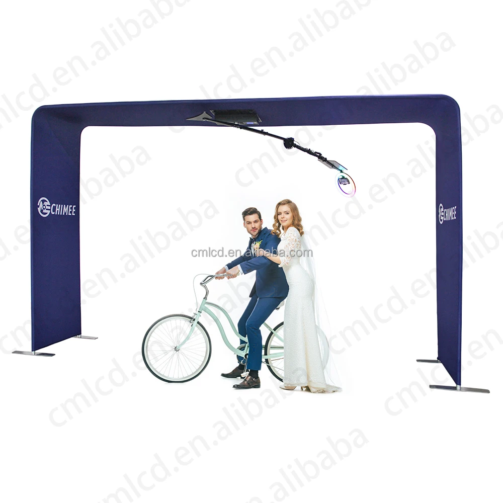 2025 HOT New Arrival Wedding Customized Logo 360 Spinning Photo Booth ...