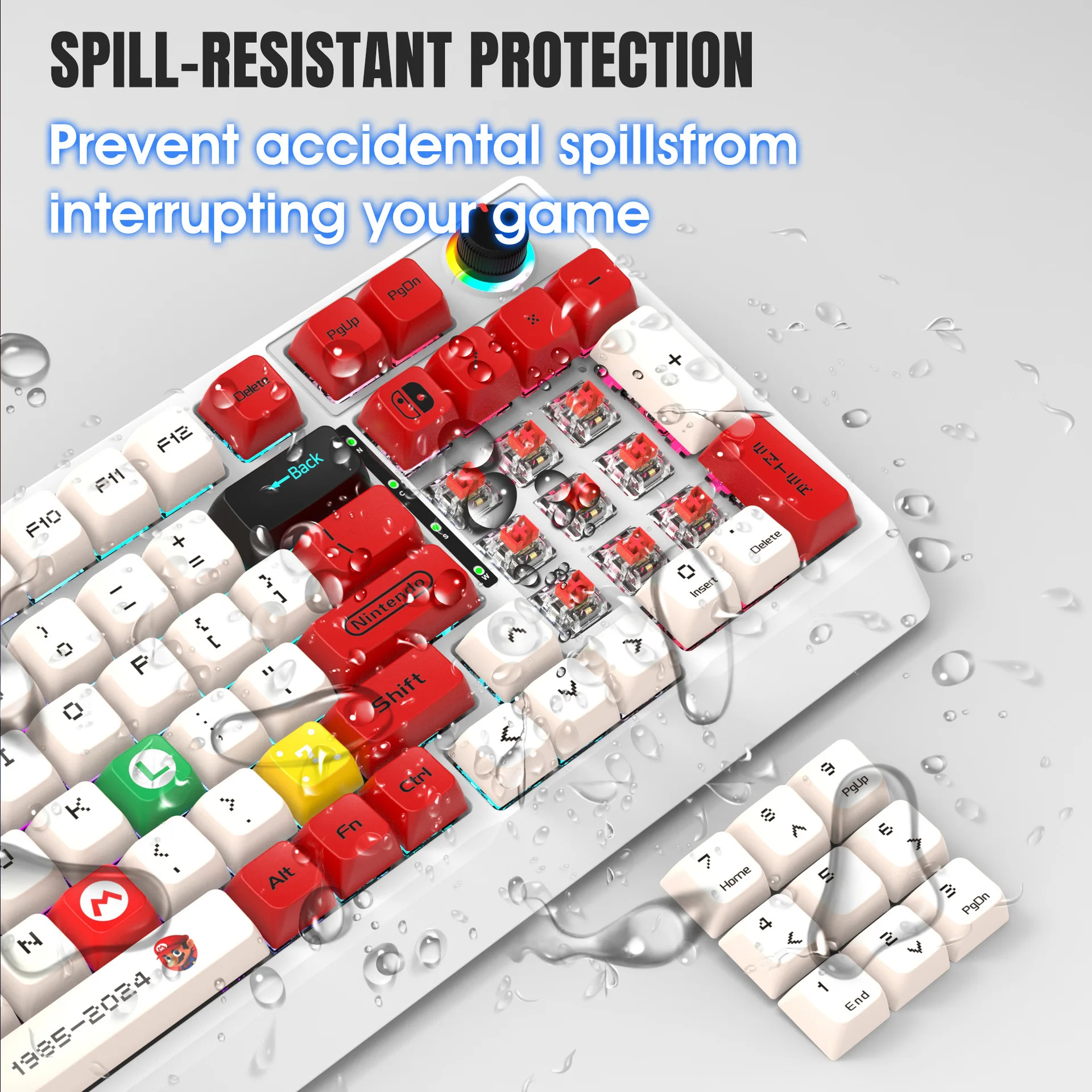 Hot Swappable Mechanical Keyboard Components for Esports