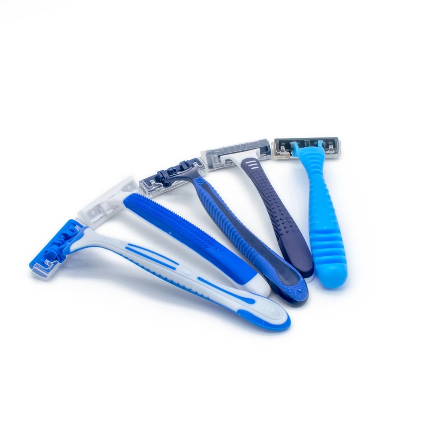 Portable Two-Blade Disposable Razor Kit Eco-Friendly Stainless Steel ...