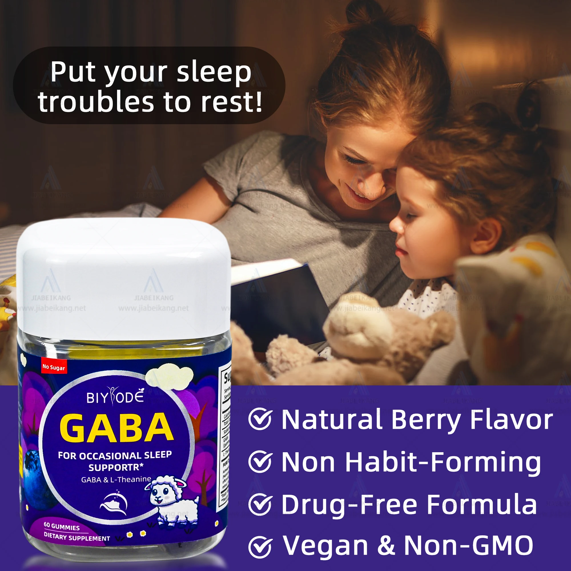 Sleep Healthcare Supplement Melatonin Gaba Gummies