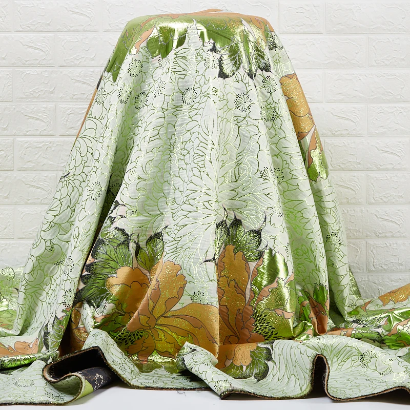 Tissue Brocade Fabric - Elegant French Lace Embroidery