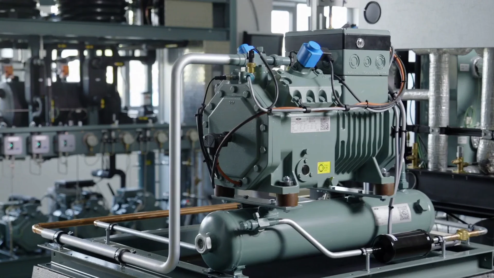 High Quality 6-cylinder Bitzer 6he-28 Piston Semi Hermetic Coldroom ...