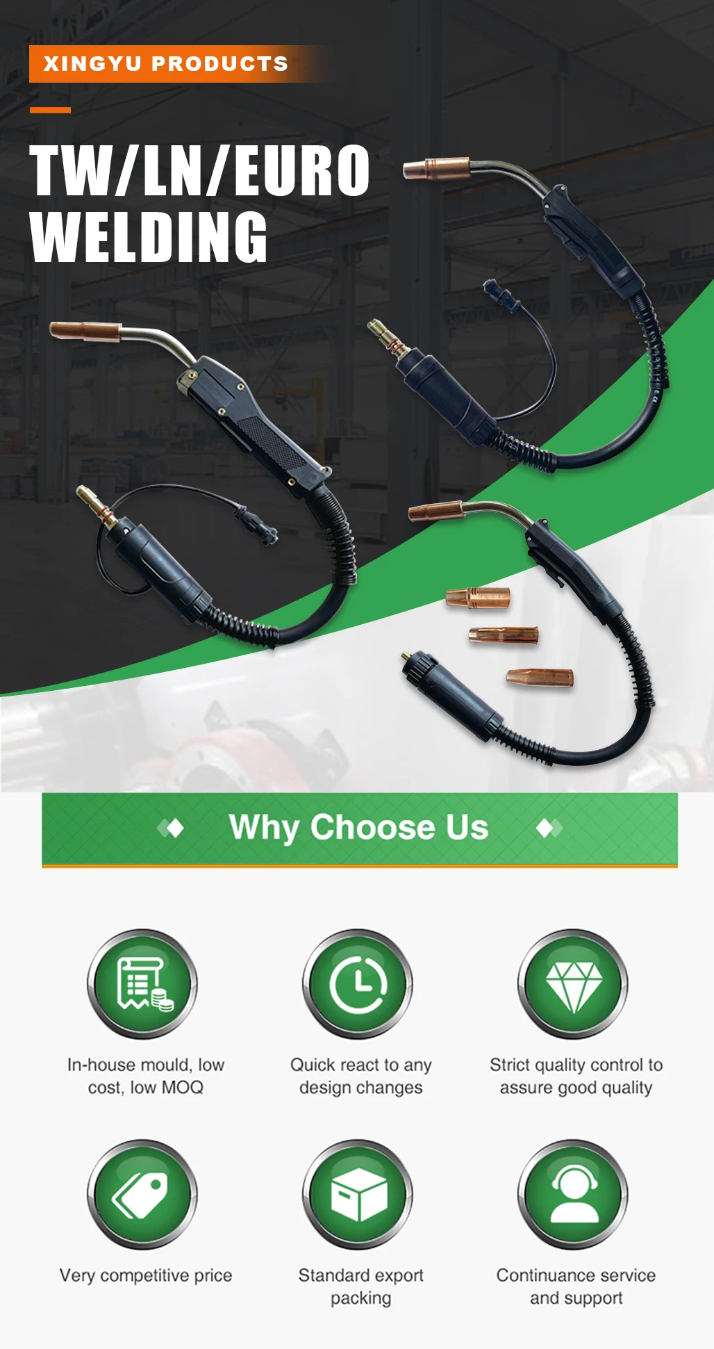 Pana 350A 3m With Pana Connector Mig Welding Torch| Alibaba.com