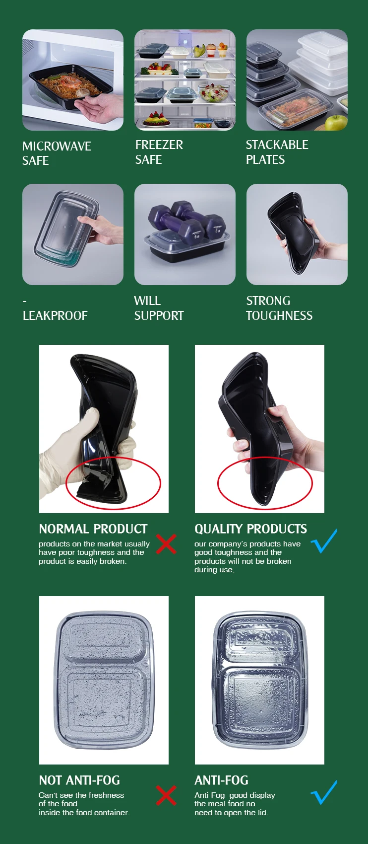 LR Food Containers - Versatile, Disposable & Microwaveable