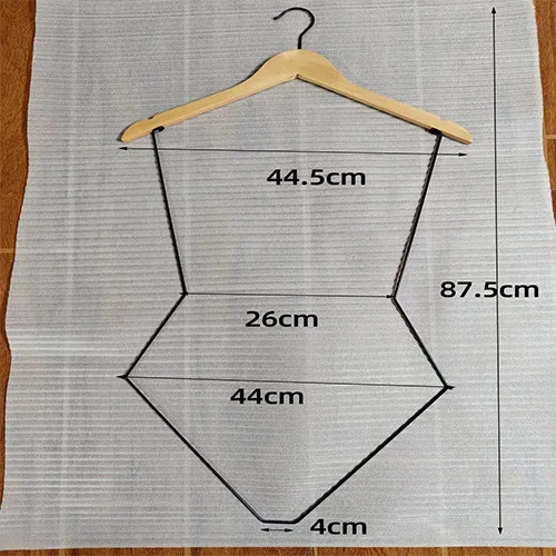 DS3742 Body Shape Bikini Hanger Metal Lingerie Hangers for Boutique ...