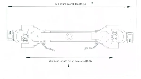 PTO Drive Shaft - Durable and Efficient Farm Tractor Parts