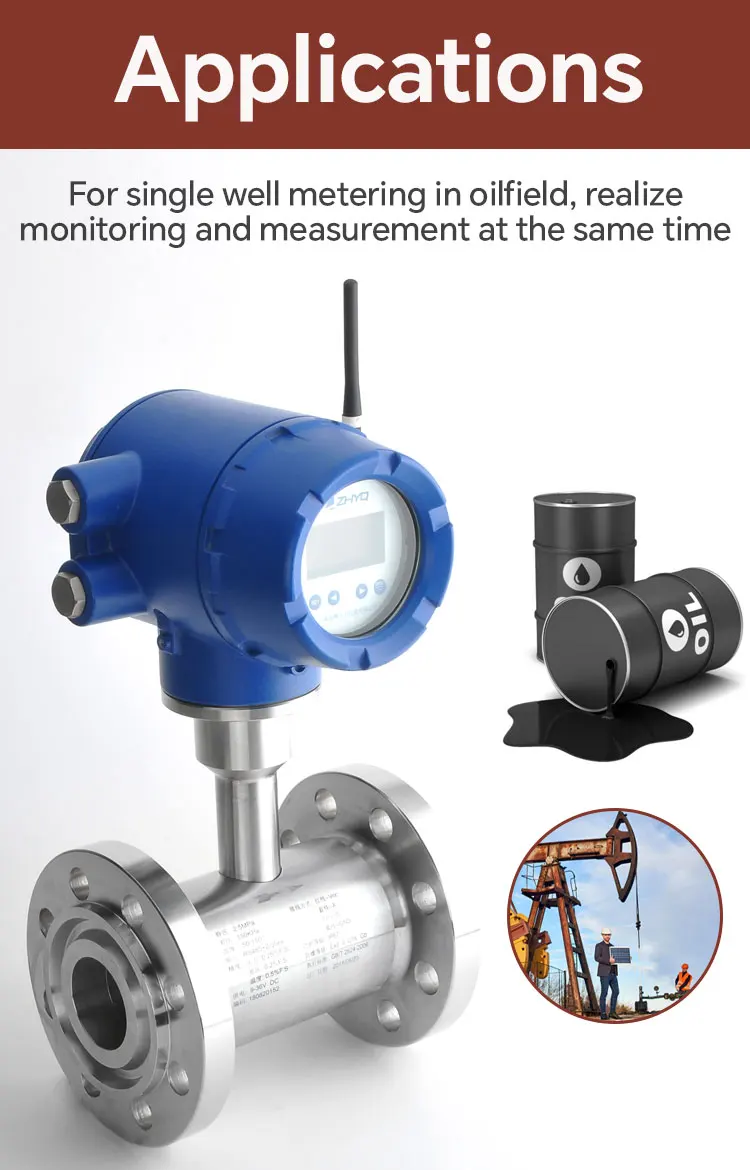 Rs485 Wireless Output Integrated Flange Mpfm Oil Gas Water Multiphase ...