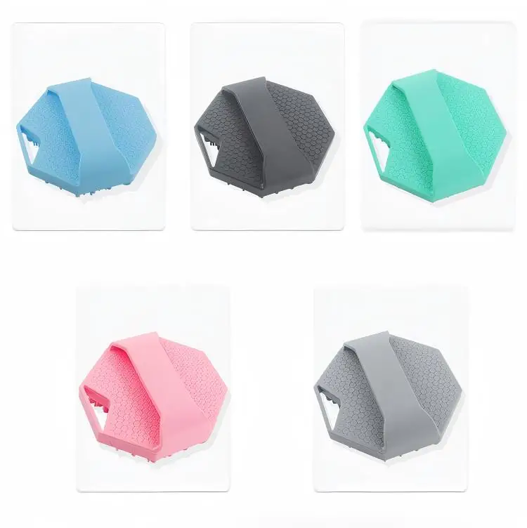 OEM&ODM Easy Grip Handle Eco-Friendly Silicone Body Scrubber Loofah ...