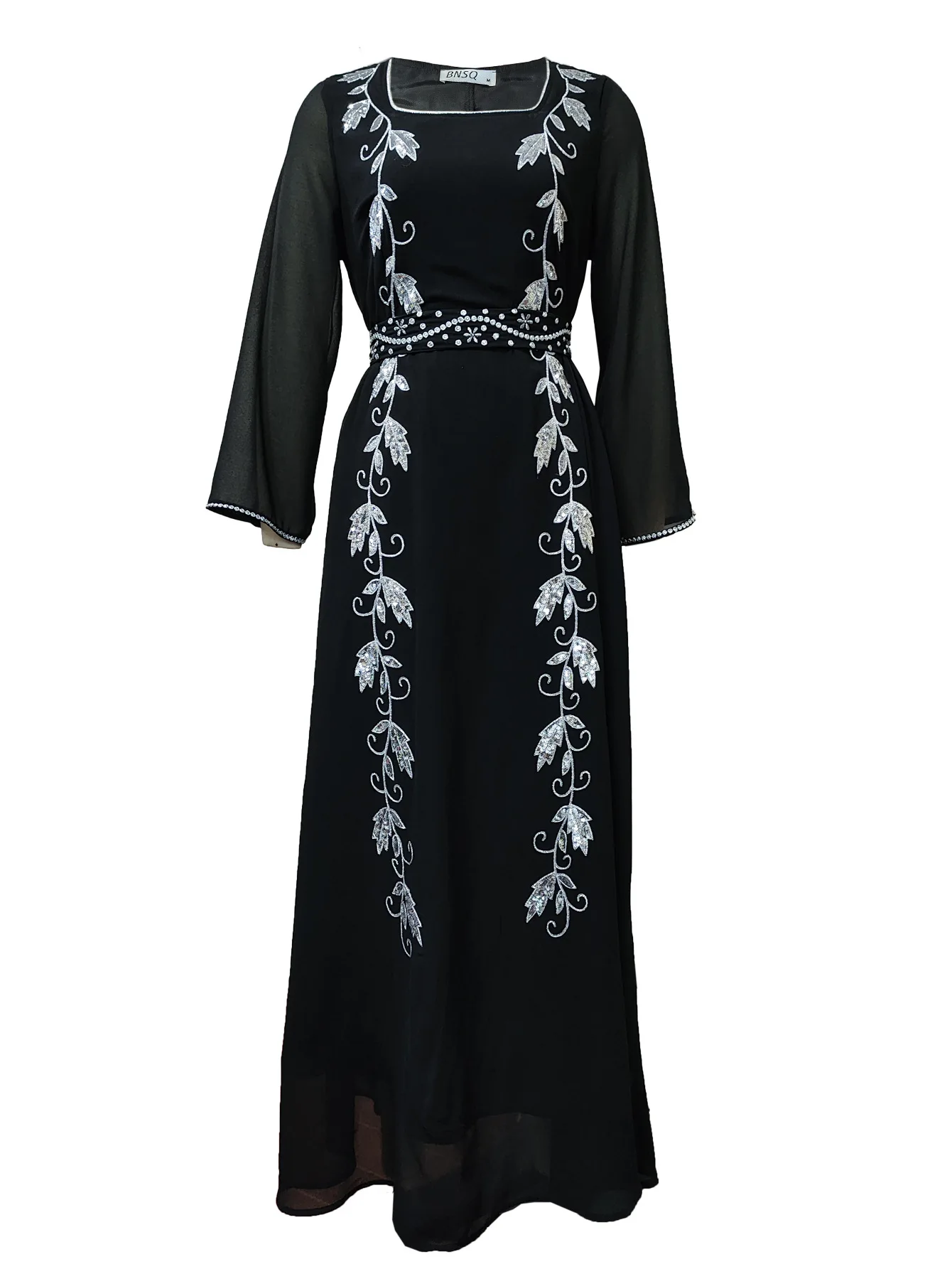 3829factory Embroidery Turkey Dresses Women Clothing Womens Muslim Chiffon Dresses Muslim Women