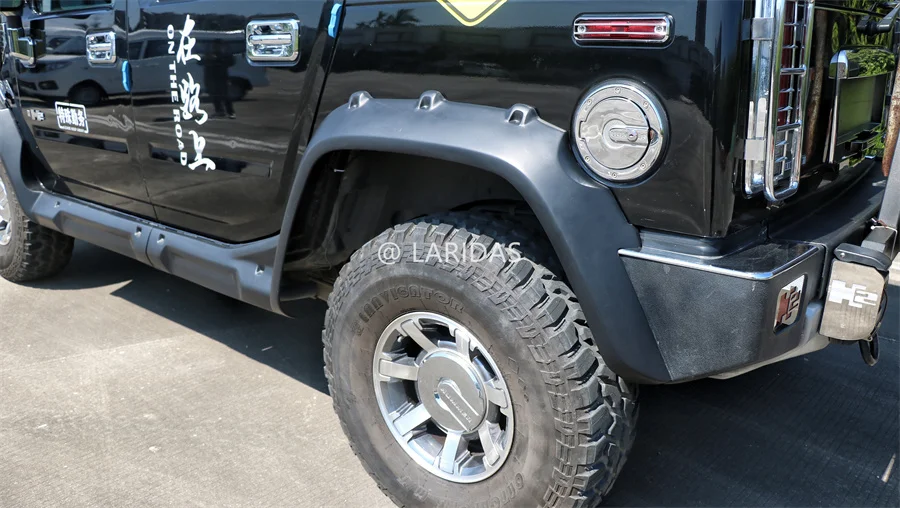 For Hummer H2 Wide Body Kit - New Fiberglass Front & Rear Bumper Fender ...