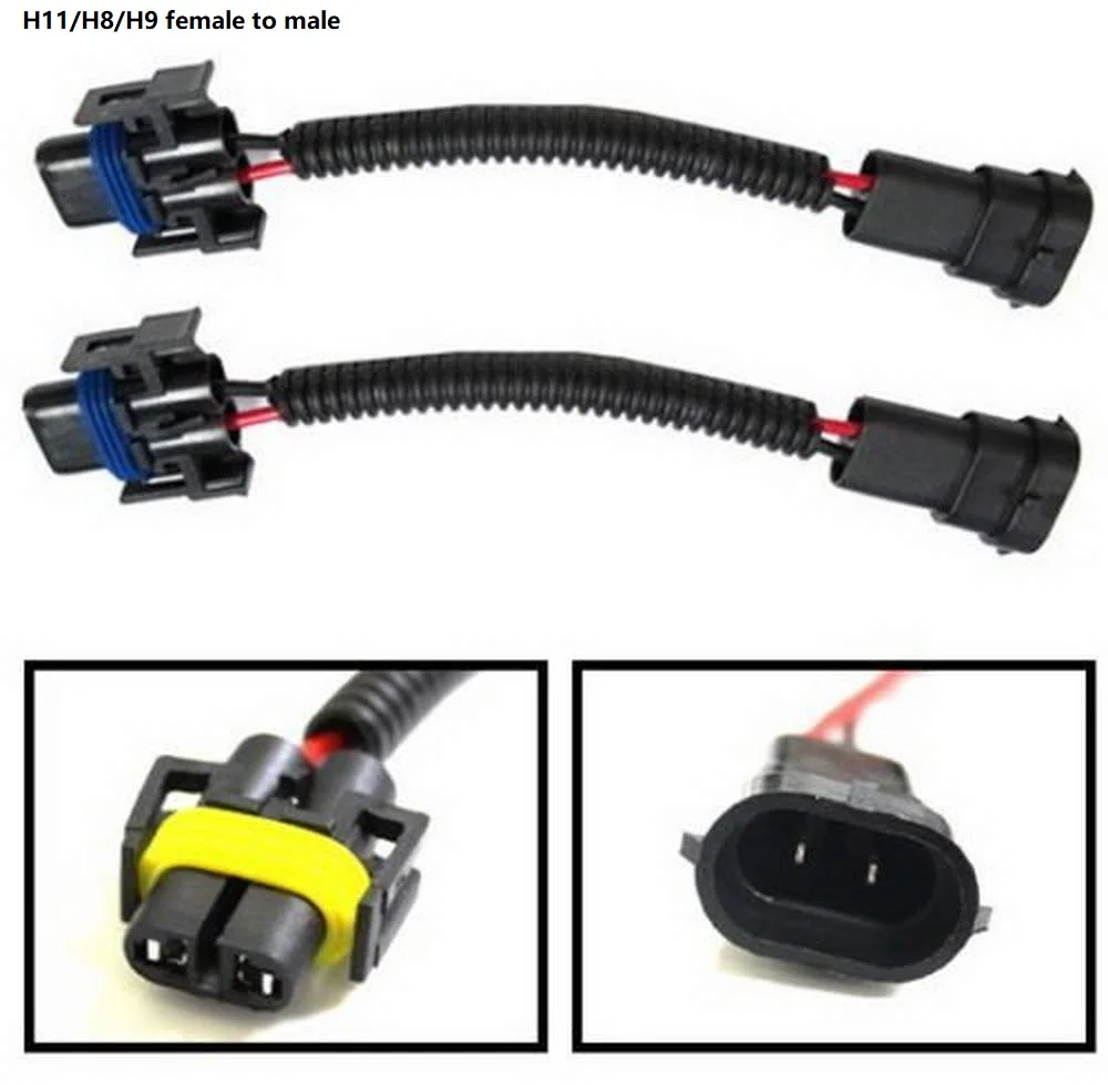 FSYLX H7 Led Headlight Socket Wire Harness - Reliable Upgrade