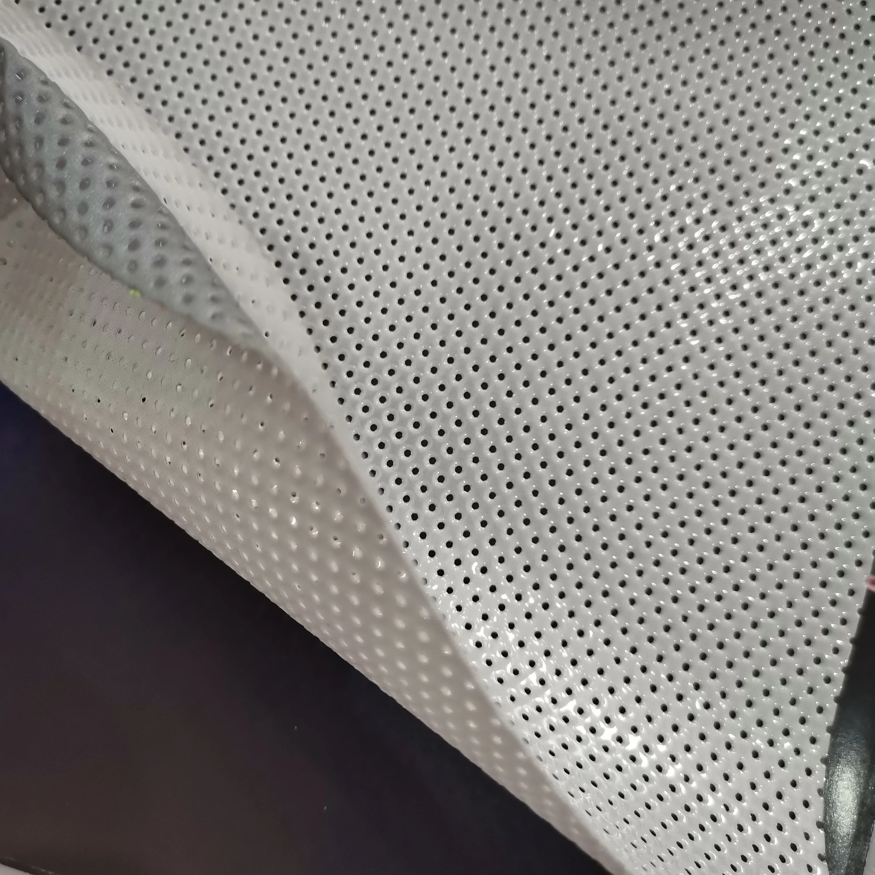 Perforated Spandex Sun Reflective Fabric - Durable & Versatile