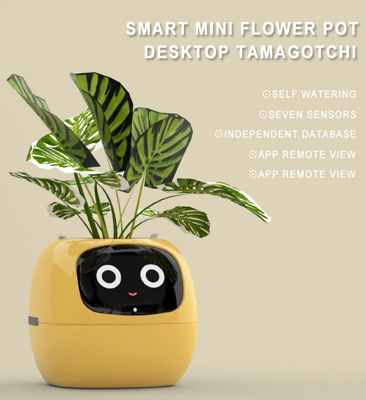Smart Mimi Flower Pot - AI Sensor Facial Interaction APP