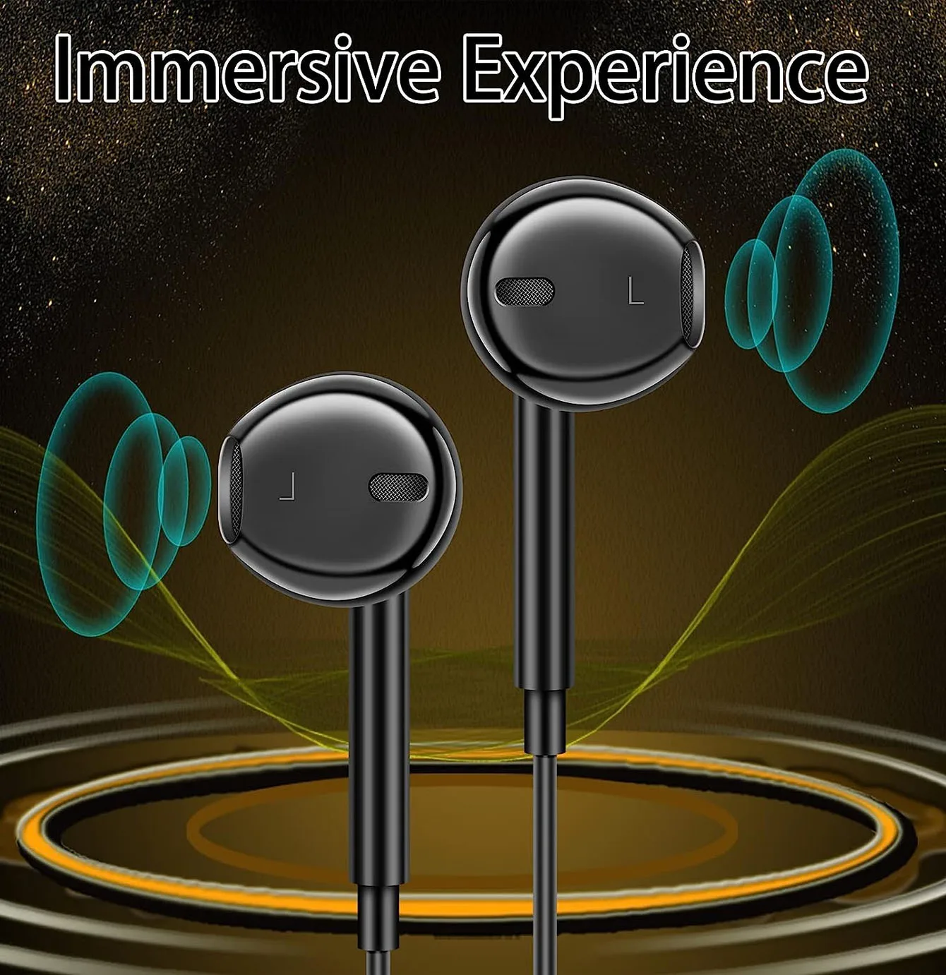 Factory Wholesale With Mic Earbud No Delay Earphones Wired Earphones ...