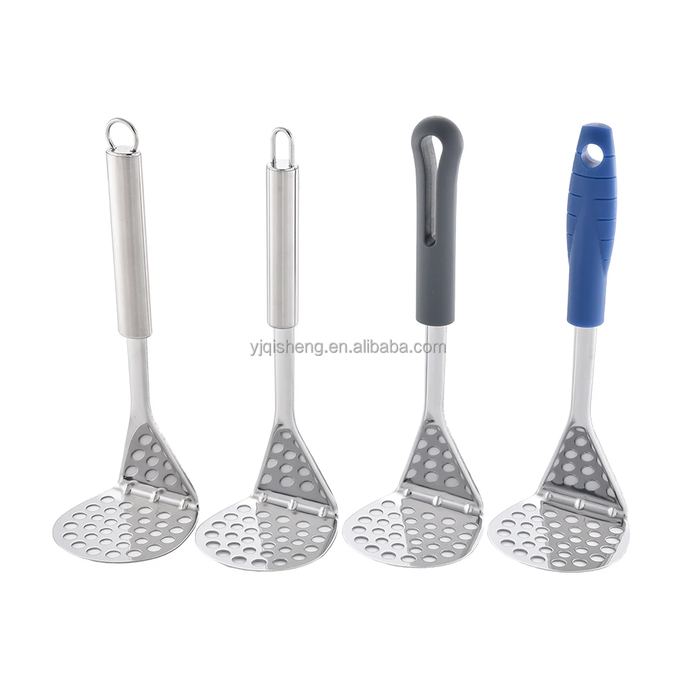 Kitchen Utensils Set Commercial Stainless Steel Potato Masher Manual ...