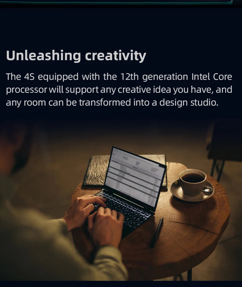 One Netbook 4S - Compact Power with Intel Core I7-1250U