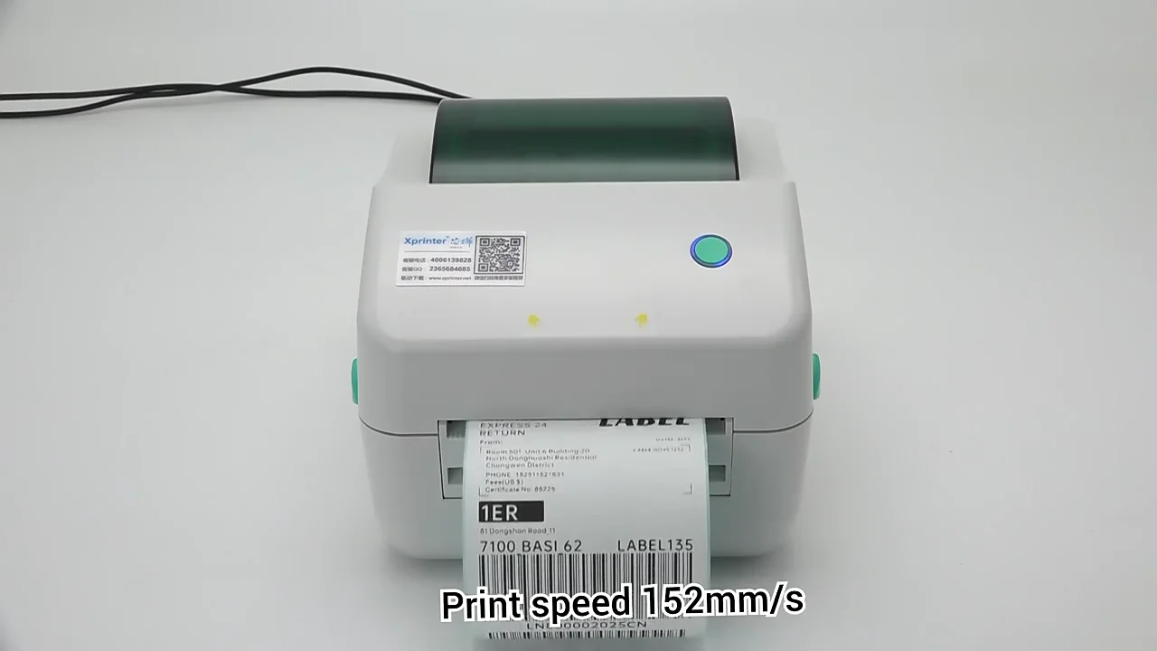 Shipping 4 Inch Thermal Label Printer With Paper Warehouse Ups Fedex ...