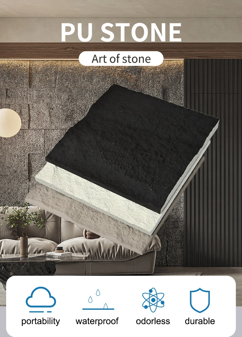 Luxury PU Faux Artificial Stone - Durable Wall Panels