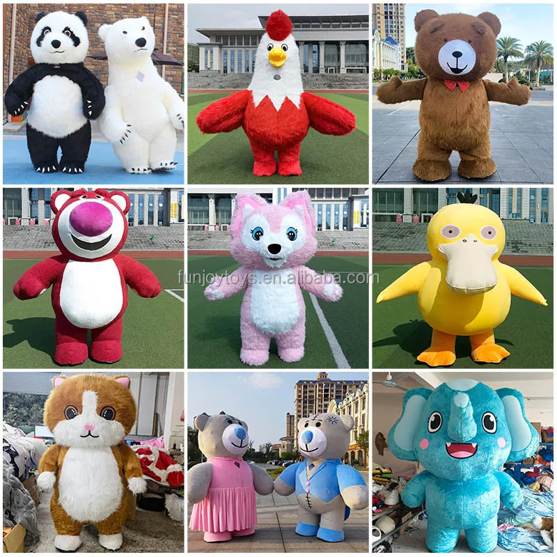 Animal Custom Inflatable Moving Plush Chicken Mascot Costume Funny ...