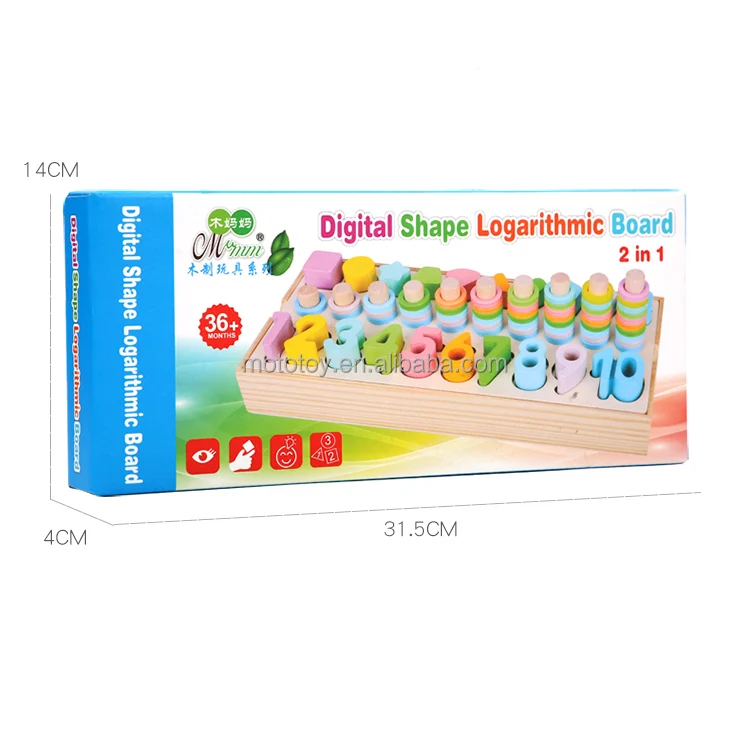Toy Kids Creative Universe Six In One Logarithmic Board Digital Shape ...