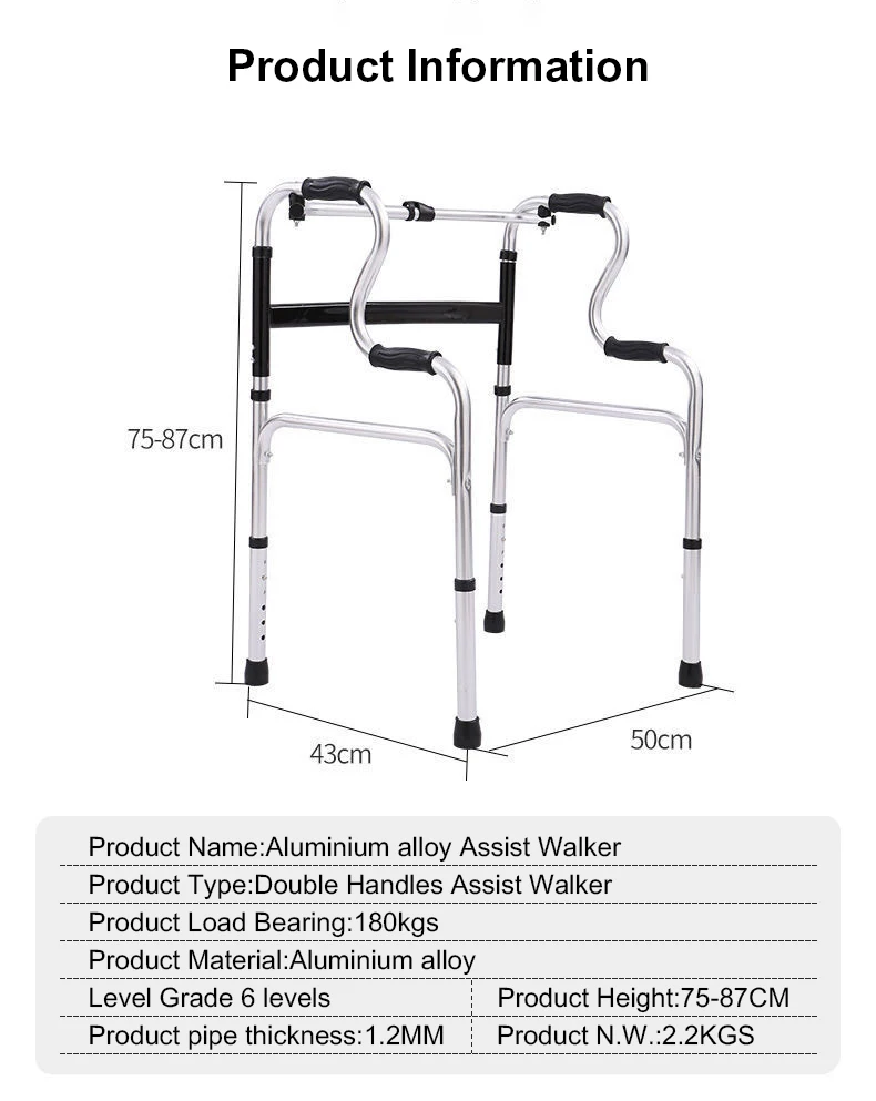 Medical Mobility Fold Walking Aids Frame Patient Surgical Aluminium ...