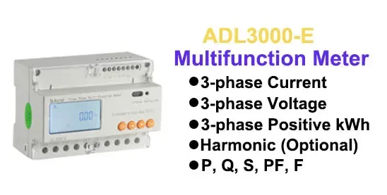 Din Rail Kwh Rs485(modbus-rtu) Three Phase Multi-function Energy Meter ...