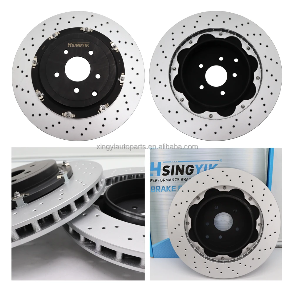 Hsingyik Performance 2 Pieces Rotor Float Rear Brake Disc for NISSAN ...