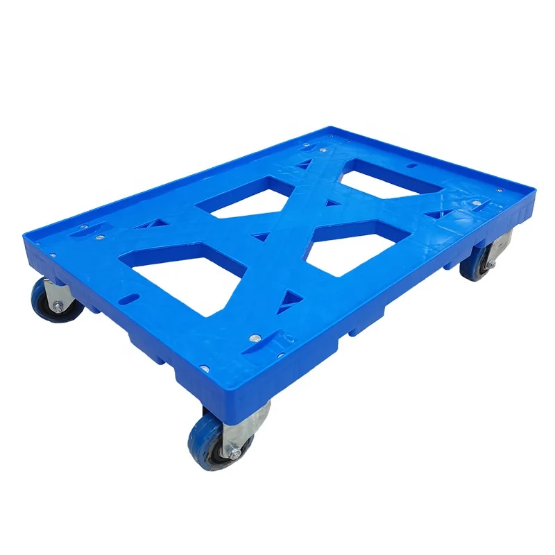Paiku Customizable 4-wheel Industrial Plastic Turtle Cart Durable ...