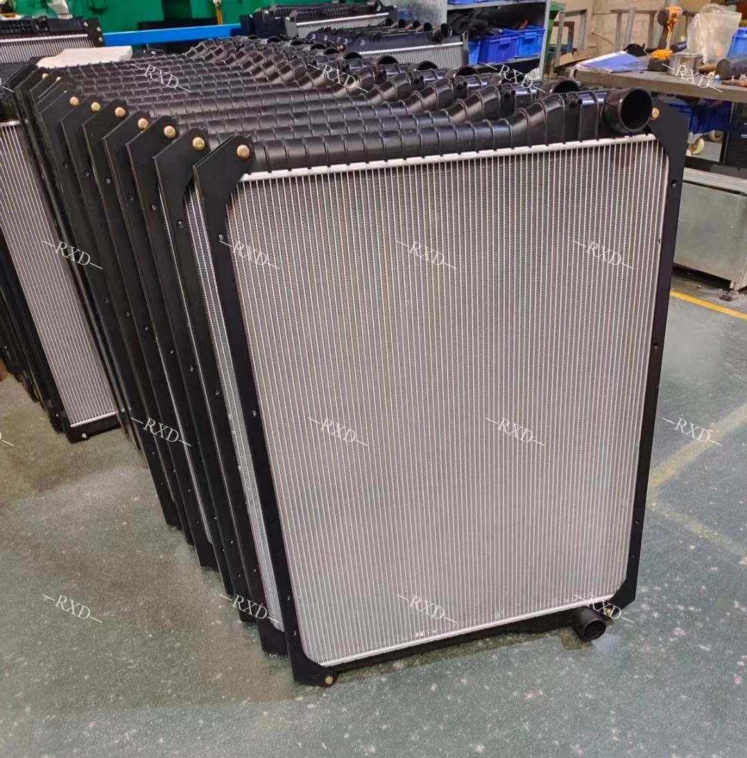 Aluminum Radiator with Plastic Water Tank for HINO Trucks