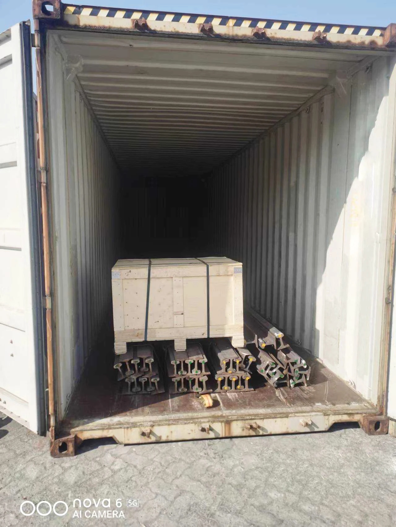 S18 S20 S30 Railroad Track Steel Rail for Heavy Crane Use