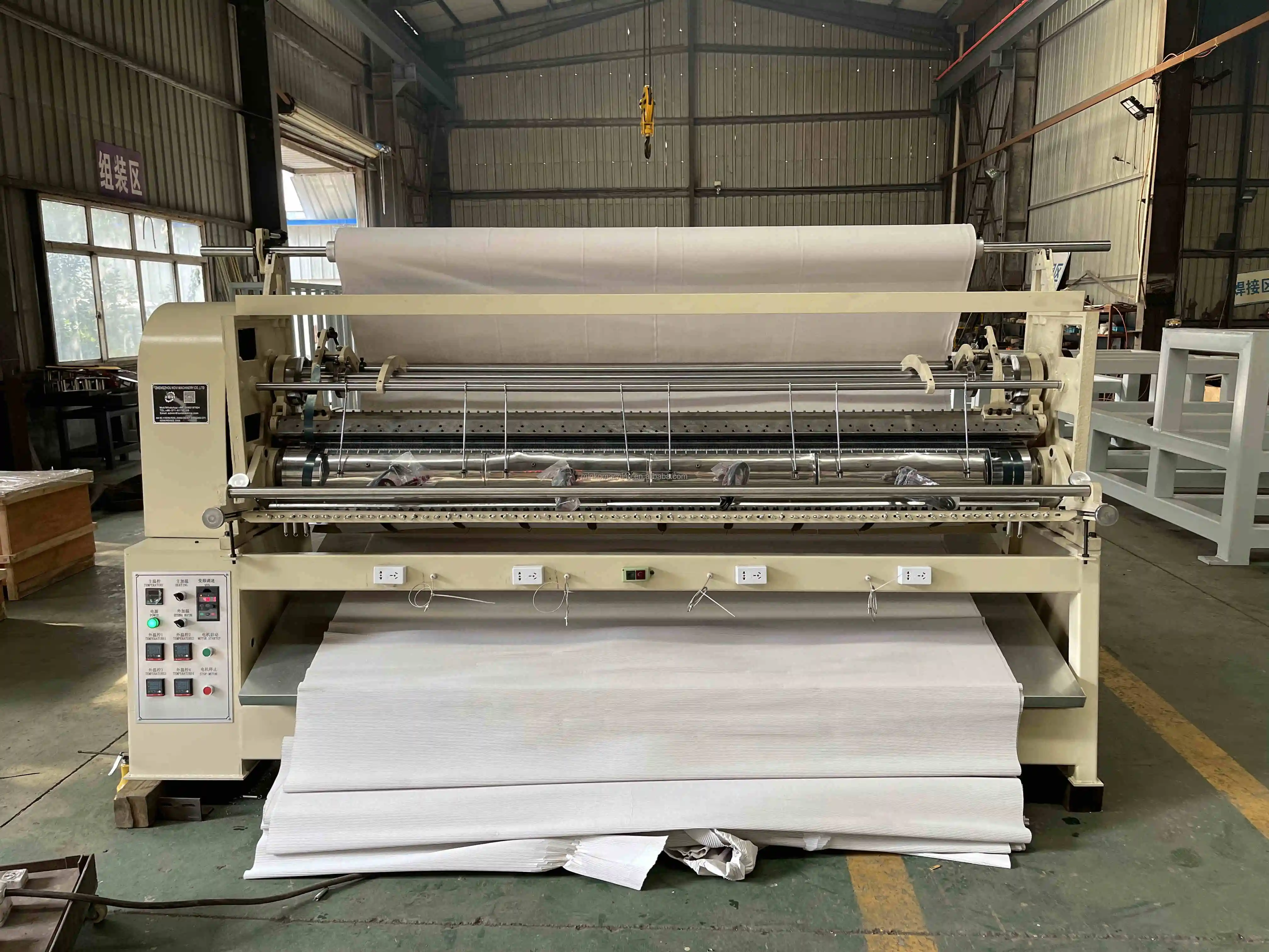 Multi-function Computer Controlled Pleating Machine Fabric Pleating ...