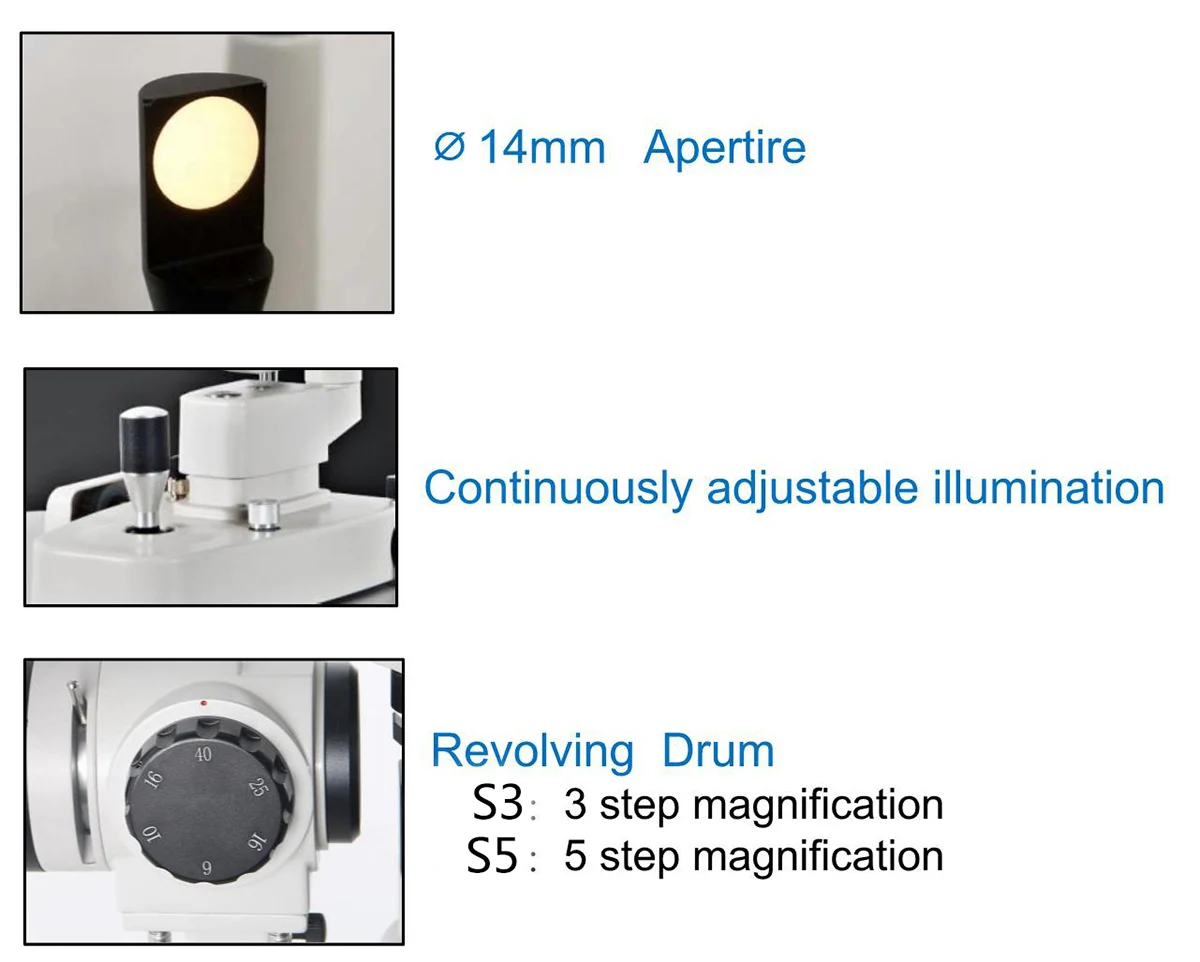 Ophthalmology Slit Lamp Magnification Digital Optical Eye Testing ...