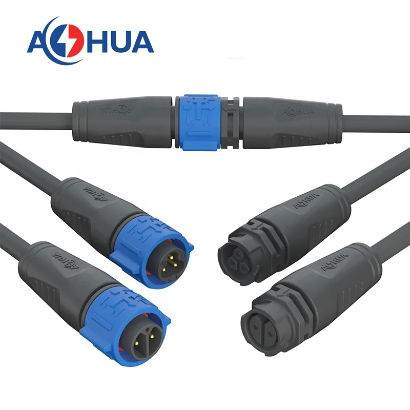 Fast Connector 3 Pin Female Waterproof Connector Nylon Quick Connect ...
