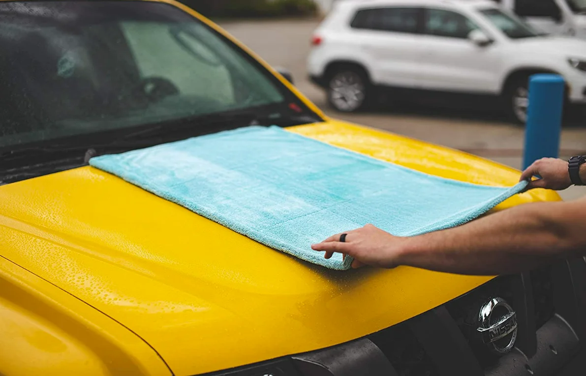 Auto Detailing Microfiber Drying Towel 1400gsm, 40x40cm, Super ...