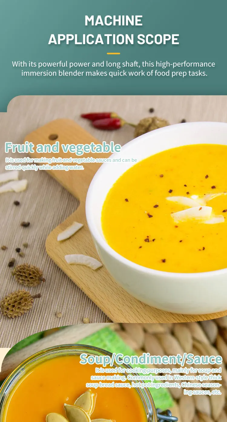 Commercial Portable Electric Mini Stick Hand Blenders Food Processor Stir Stick - Buy Commercial ...