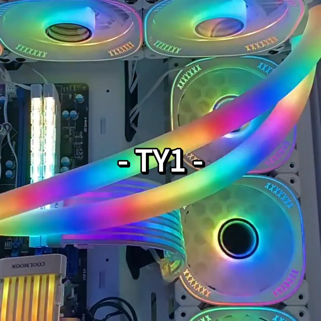 Coolmoon New Model Argb Fans For Pc Support Oem Low Moq 120mm Pwm Fan ...
