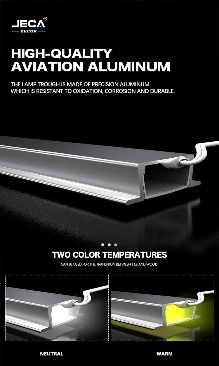 Foshan Factory Jeca Aluminium Profile For Led Lighting Strips Led ...