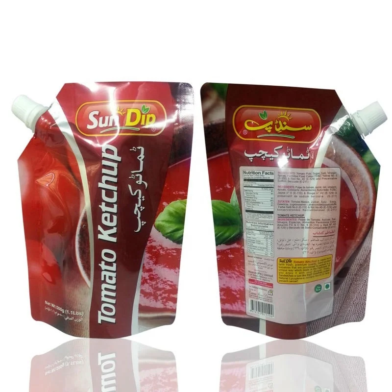 High Temperature Resisting Retort Spout Pouch Bag Sauce Ketchup Jam ...