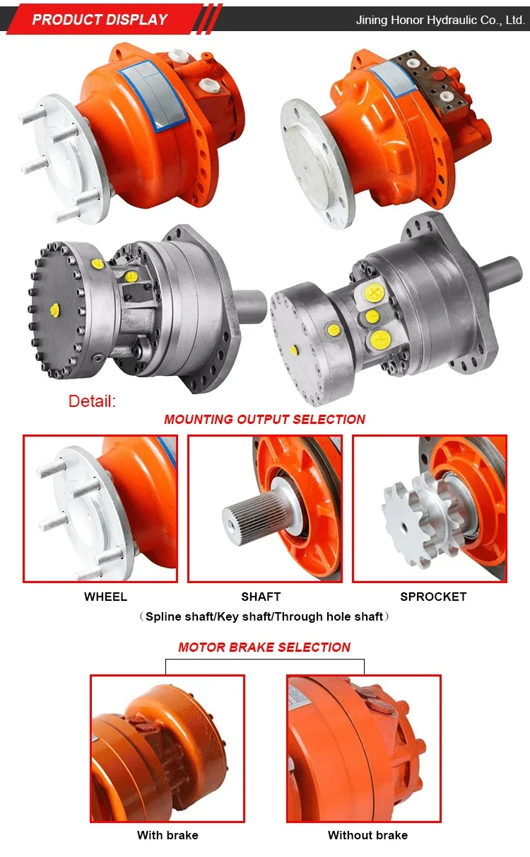 Poclain Ms Mse 02 Motor Hydraulic In Drive Wheel Radial Piston Motor ...
