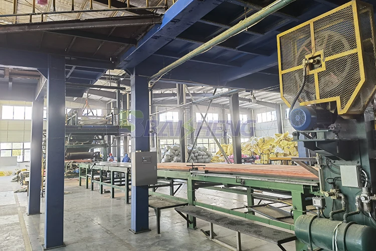 Glass Manufacturing Plant - Production Line of Glass Wool