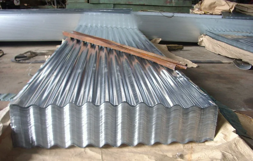 18 Gauge Galvanized Corrugated Metal Roofing Sheet Dx51d Gi Sheet Steel ...