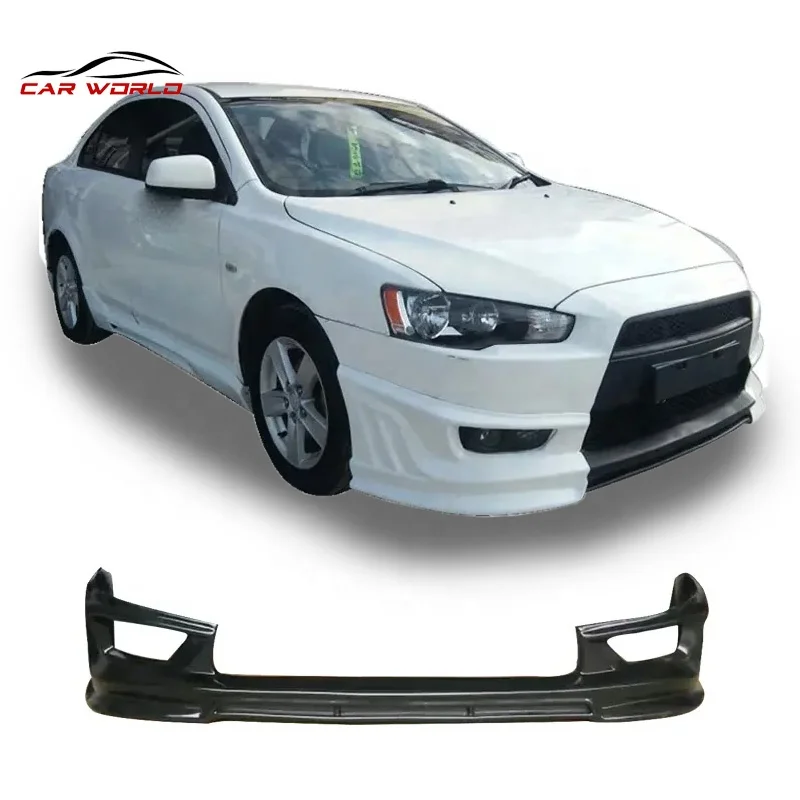 Front Lip Rear Lip Side Skirts For Mitsubishi Lancer 2009-2012 Body Kit ...