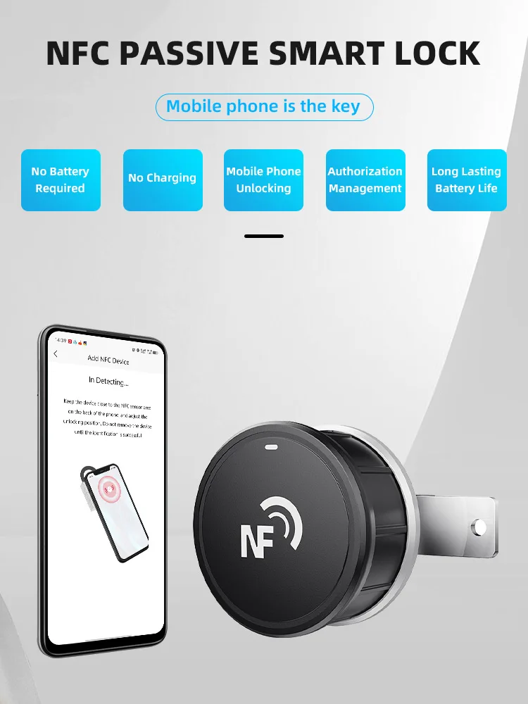 Kerong Battery Free Lock Manufacturer High Security App Passive Nfc Smart Lock - Buy Passive Nfc ...