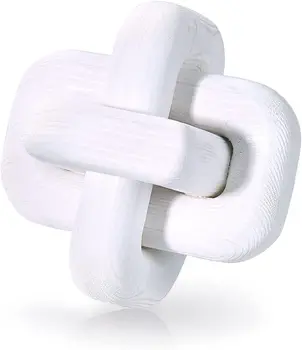 Modern Coffee Table Wood Chain Link Wood Knot For Living Room Decor ...