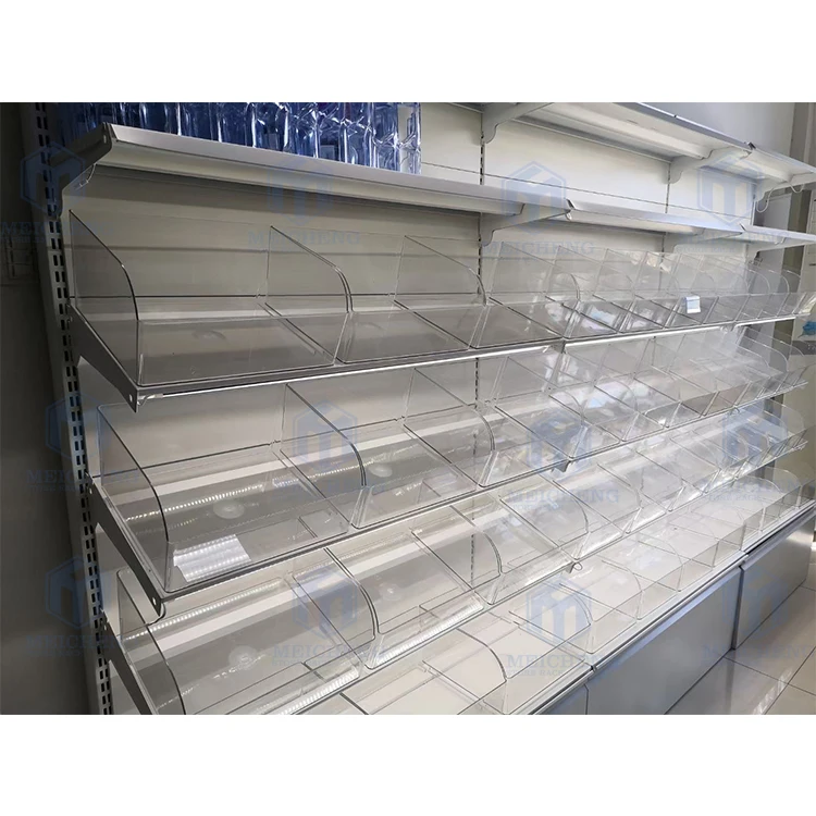 Snack Rack Supermarket Candy Store Display Shelves Acrylic Candy ...