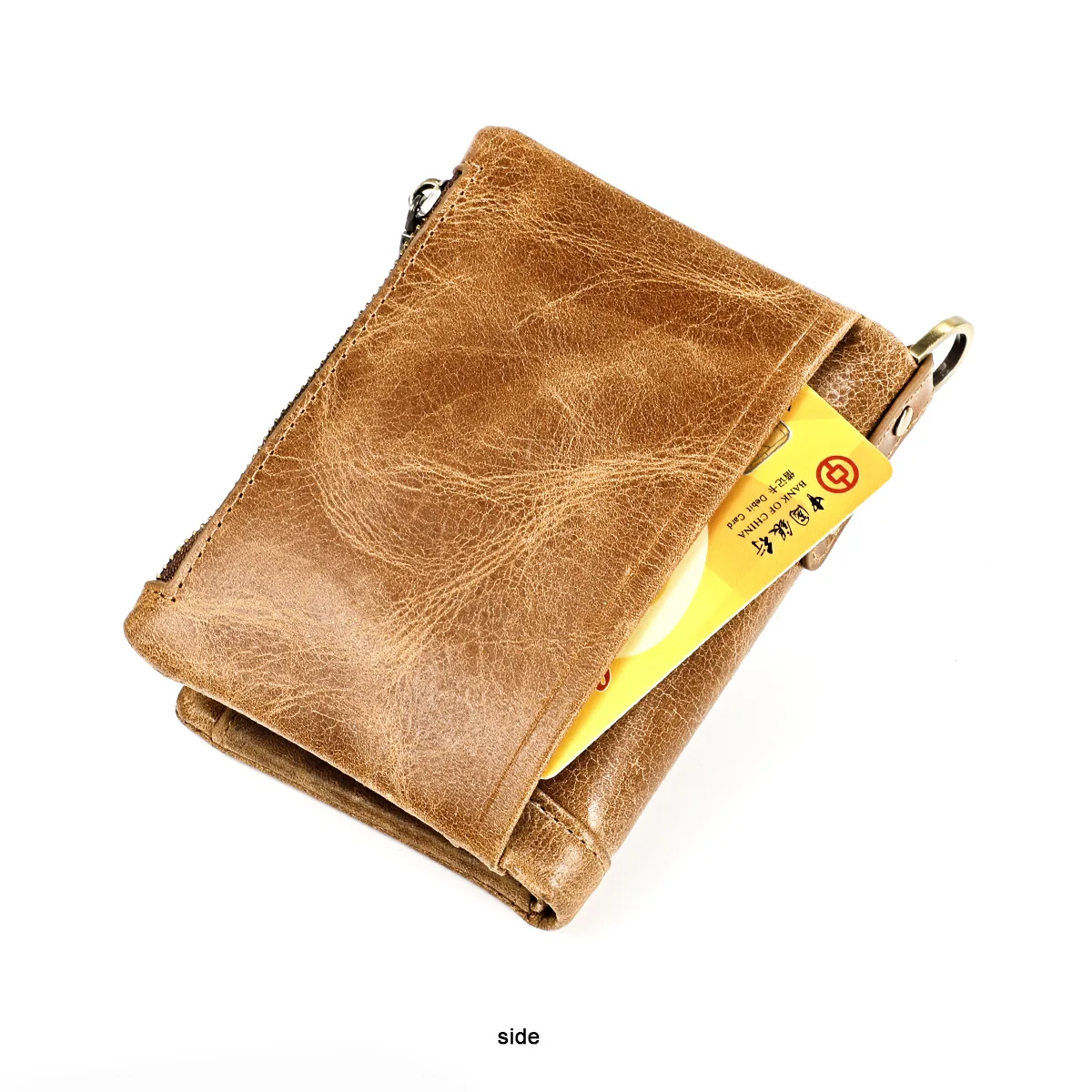 Japan Style Black Wallets And Purses Men's Anti-theft Genuine Leather ...